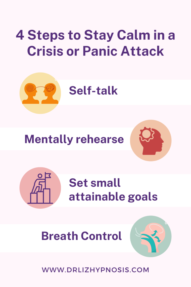 4 Steps to Stay Calm in a Crisis or Panic Attack with Dr Liz - Hypnosis ...
