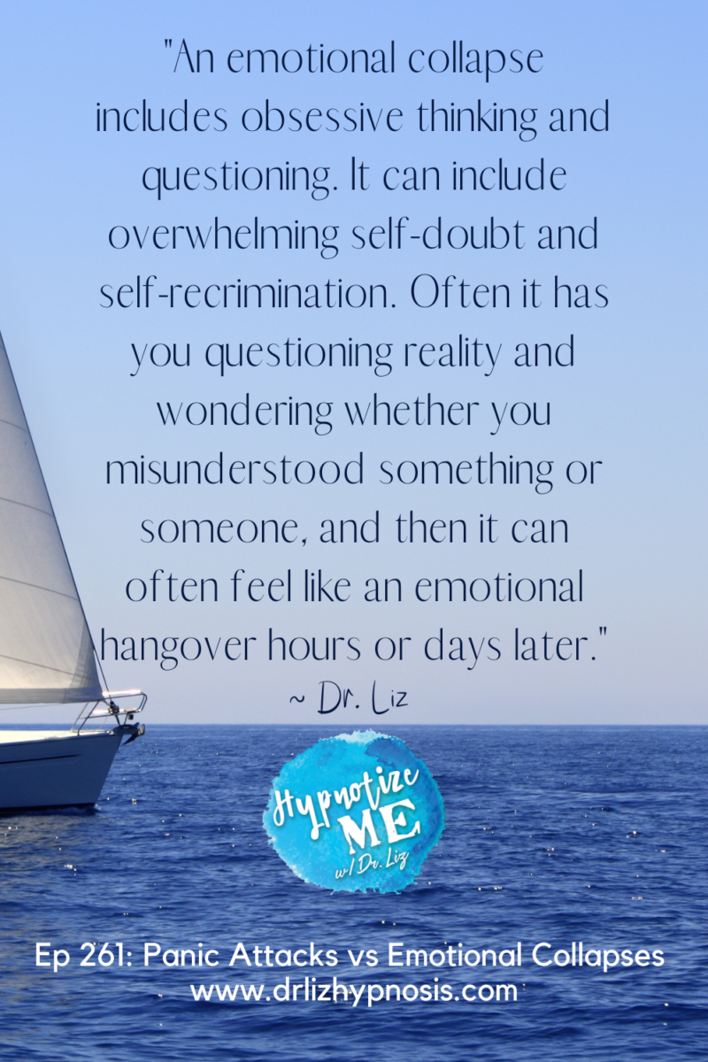 HM261 Panic Attacks vs Emotional Collapses - Hypnosis for an Empowered Life