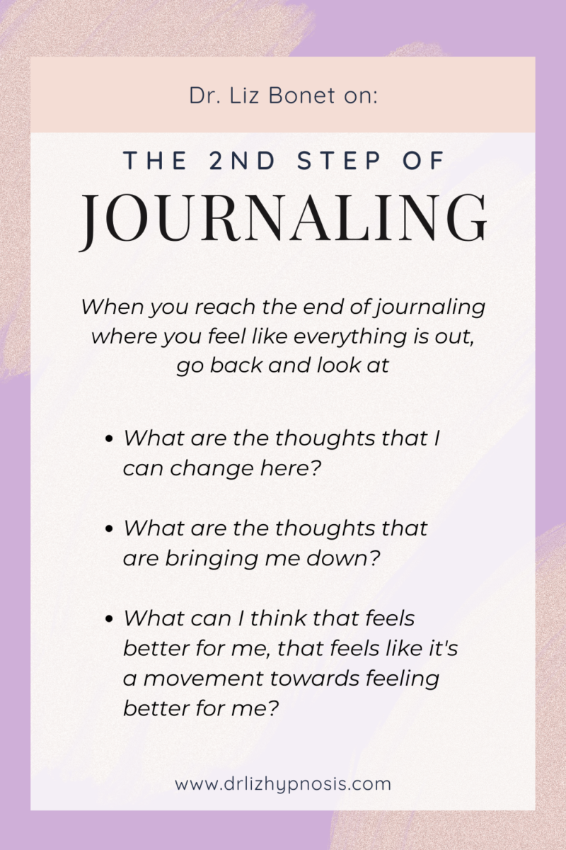 Journaling Step 2, the step most people forget about - Hypnosis for an ...