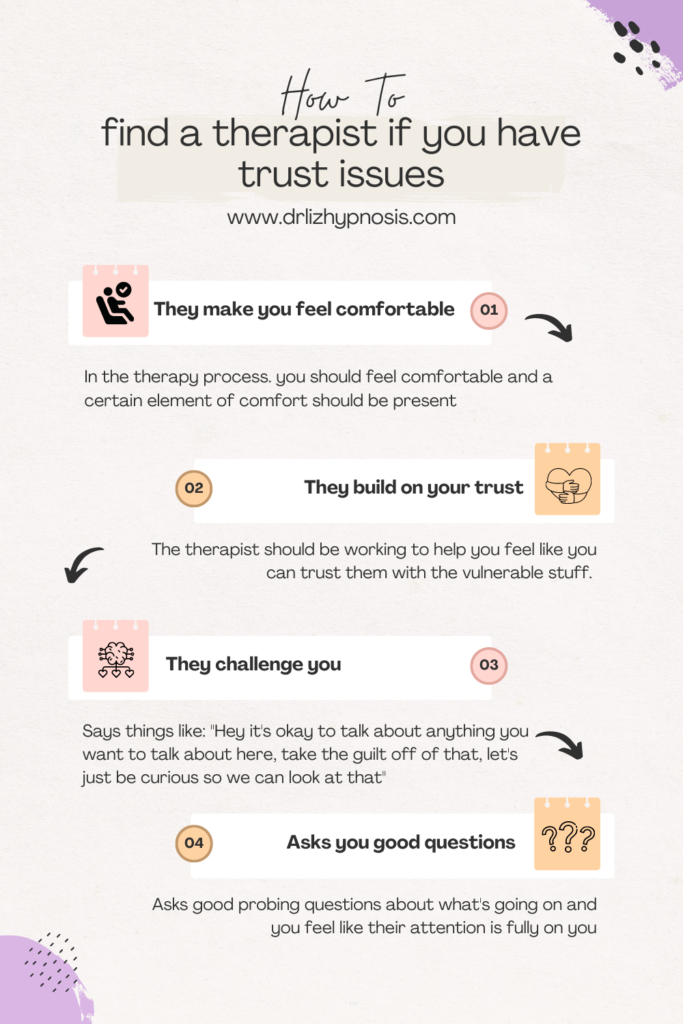Trust Issues? How to find a therapist if you have them - Hypnosis for ...